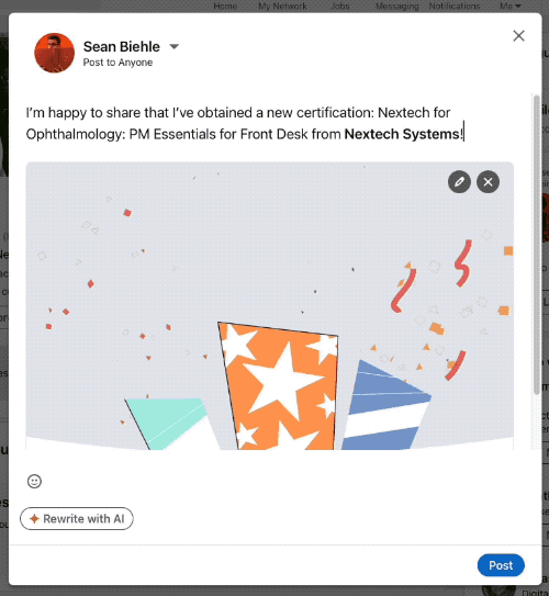 Demonstrate Your Skills & Knowledge with Nextech Certification